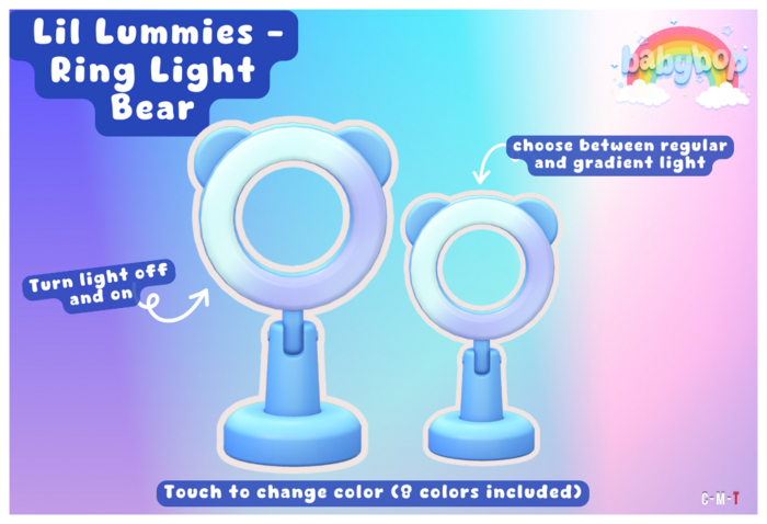 Second Life Marketplace - ::bb:: Lil Lummies - Ring Light - Bear